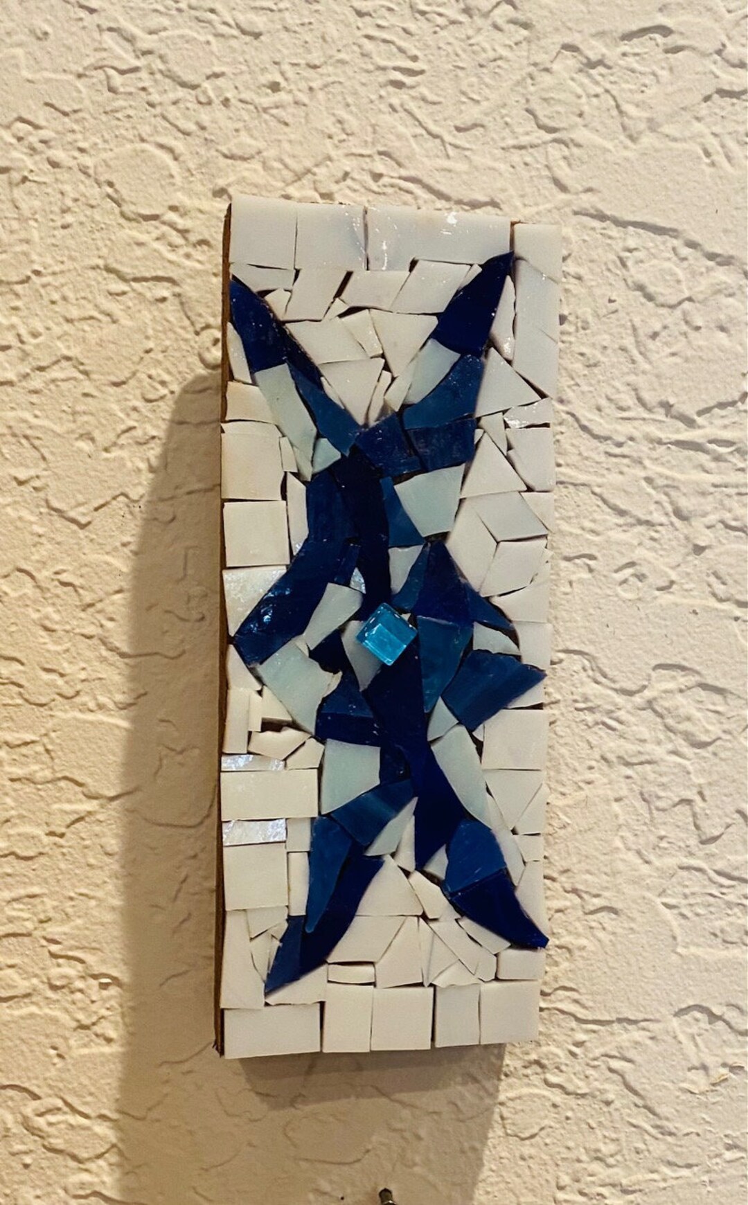 Blue Jewish Star Mosaic Tile Art - Etsy