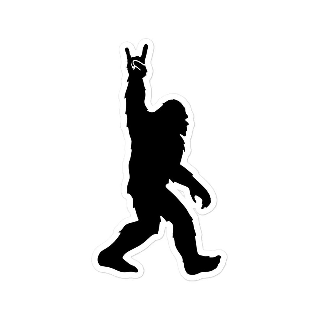 Bubble-free Stickers Bigfoot Sticker Sasquatch Sticker Yeti Sticker - Etsy