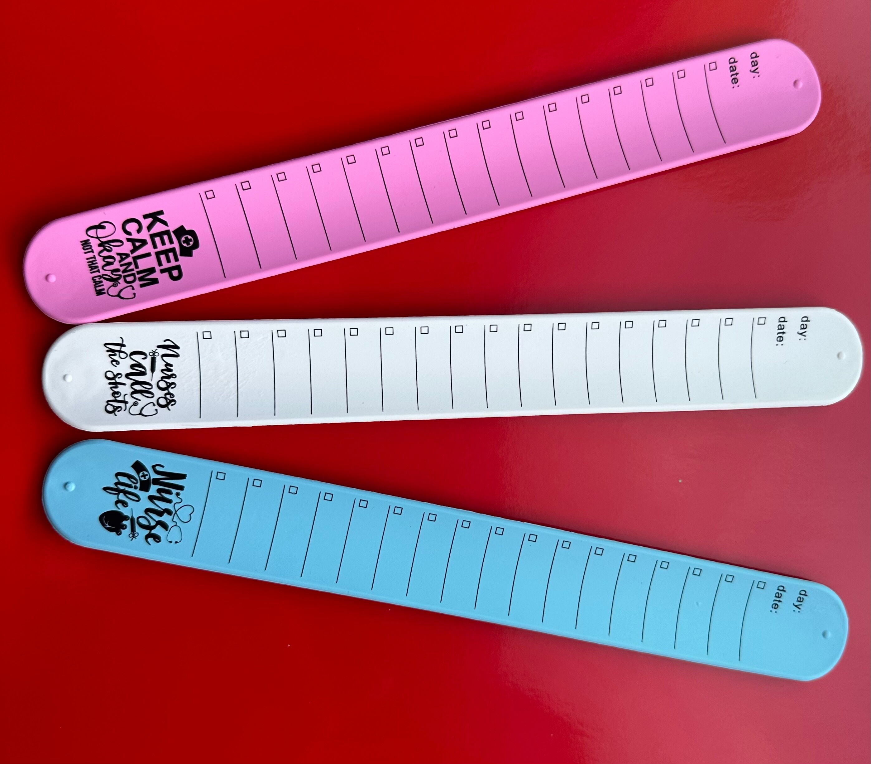 Erasable Nurse Silicone Bracelet, Memo Wrist Band, Erasable Vital Signs ...