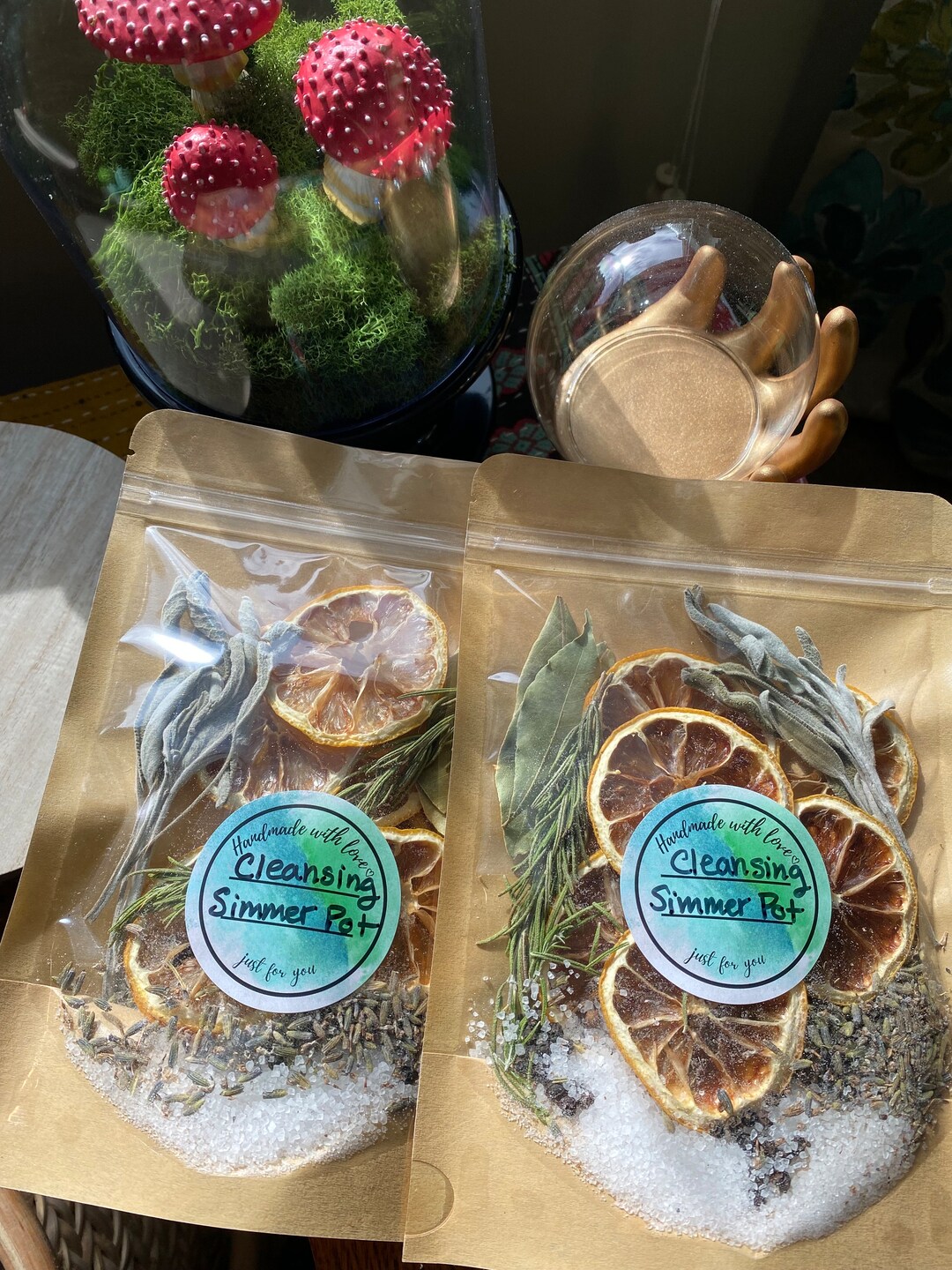 Cleansing Simmer Pot Kit- Simmer Pot Spell - Herbal Incense - Stovetop ...