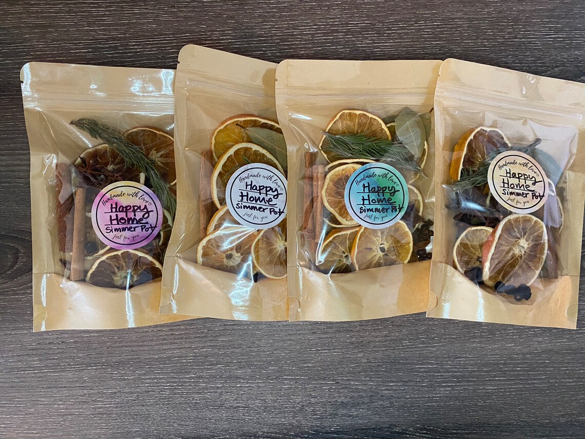 Happy Home Simmer Pot Kit- Simmer Pot Spell - Herbal Incense - Stovetop ...