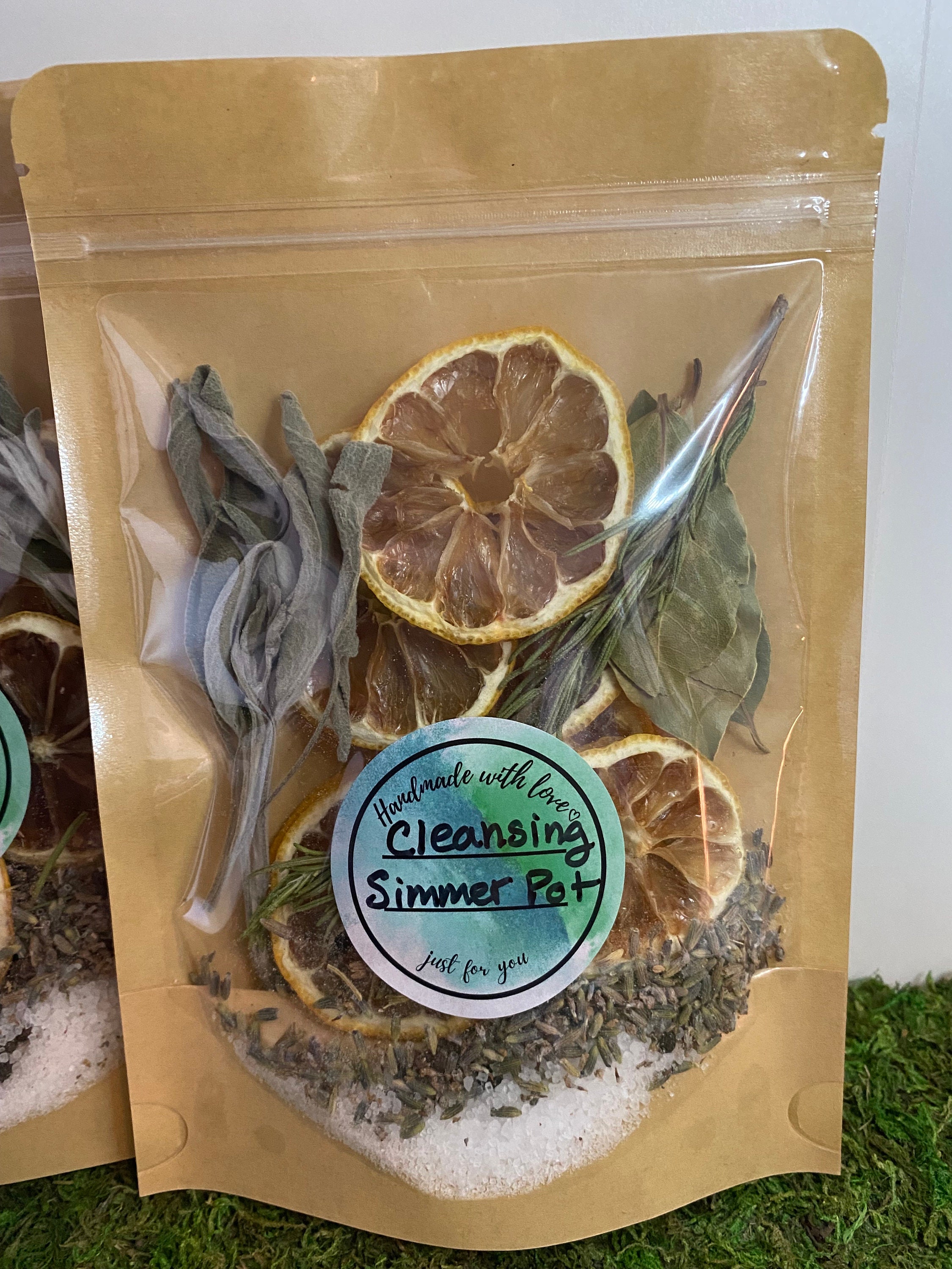 Cleansing Simmer Pot Kit- Simmer Pot Spell - Herbal Incense - Stovetop ...