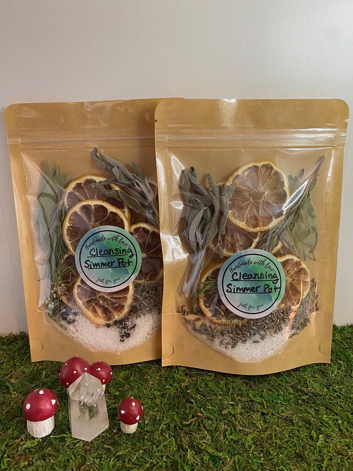 Cleansing Simmer Pot Kit- Simmer Pot Spell - Herbal Incense - Stovetop ...