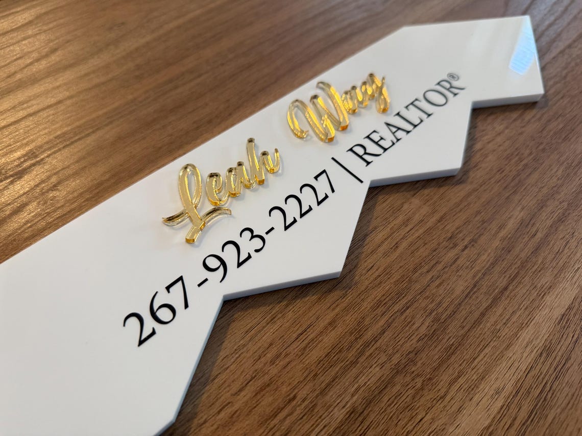 Customized Realtor Key | Sold House Key | Realtor Acrylic Sign ...