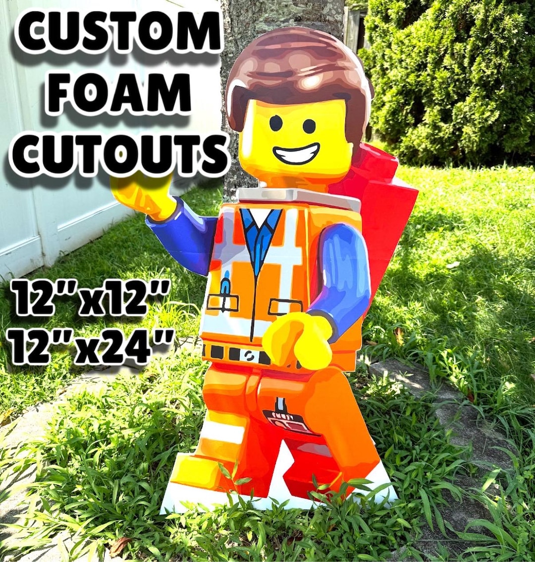 Custom Foam Character Cutout – Party Prop or Centerpiece (12–24 ...