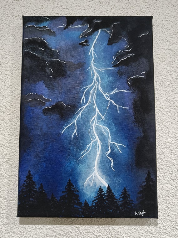 Lightning Bolt Painting