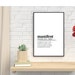 Manifest Definition, Printable Wall Art, Manifest Poster, Manifest ...