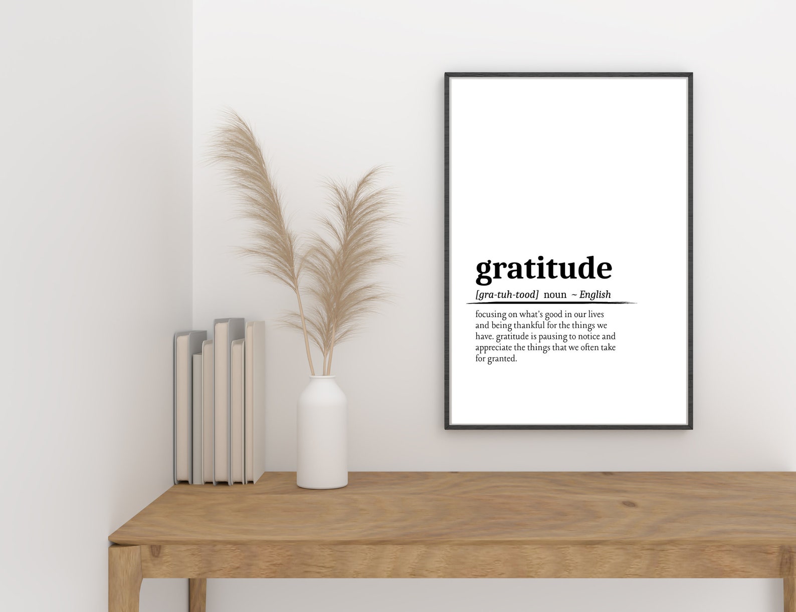 Gratitude Definition, Printable Wall Art, Gratitude Poster, Gratitude ...