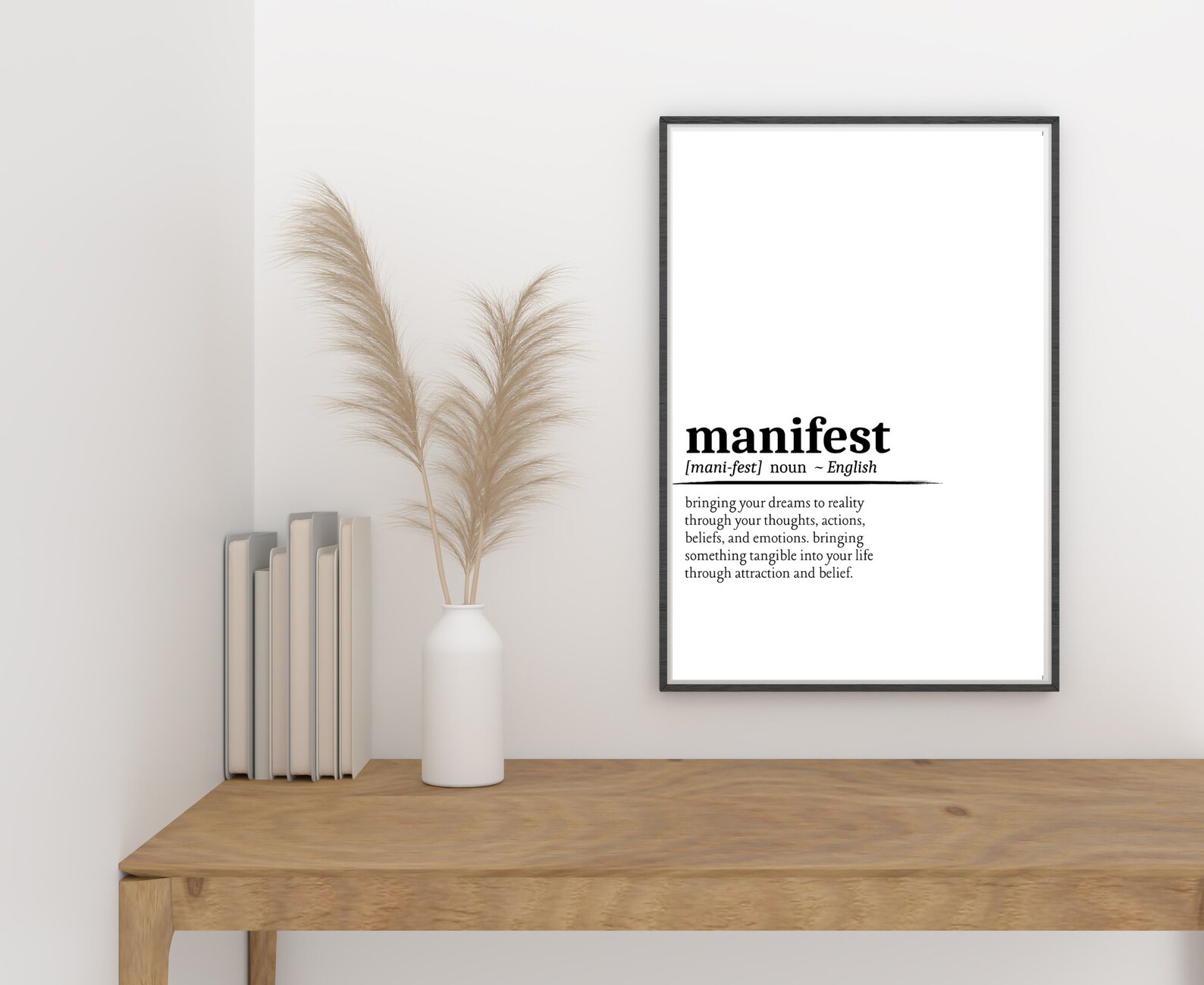 Manifest Definition, Printable Wall Art, Manifest Poster, Manifest ...