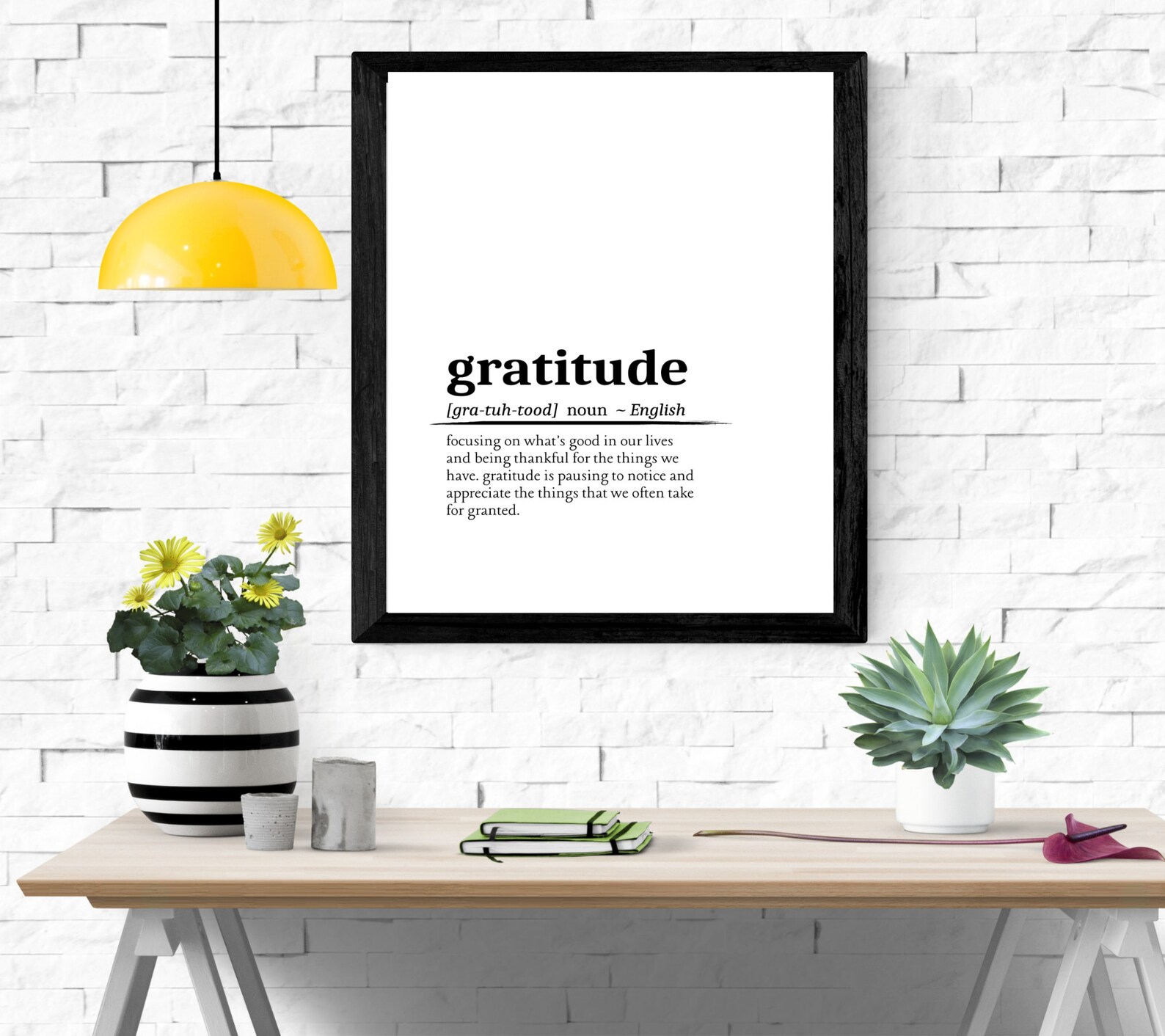 Gratitude Definition, Printable Wall Art, Gratitude Poster, Gratitude ...