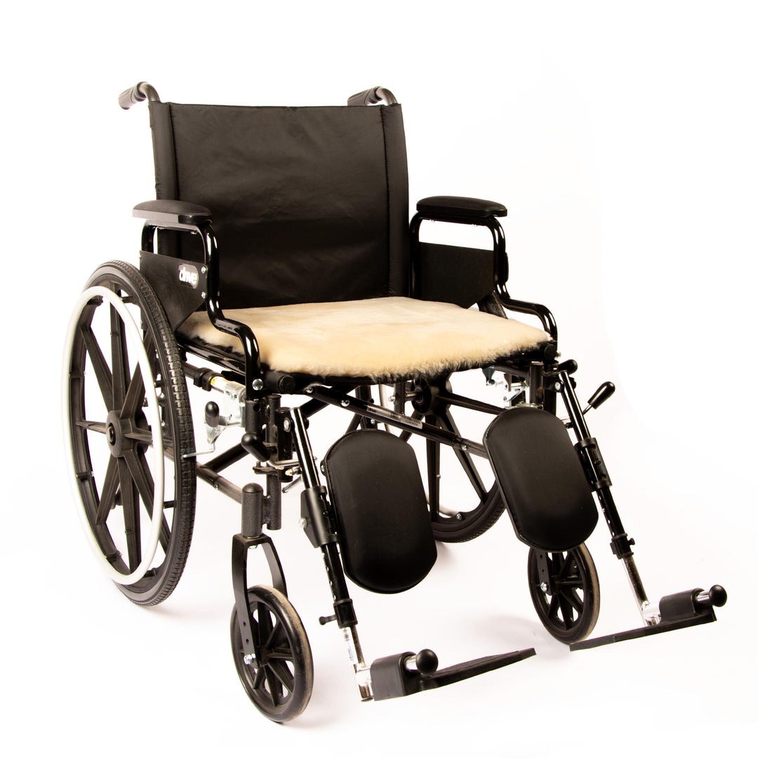 Genuine Sheepskin Wheelchair Seat or Office Chair Pad: Grade-a Wool ...
