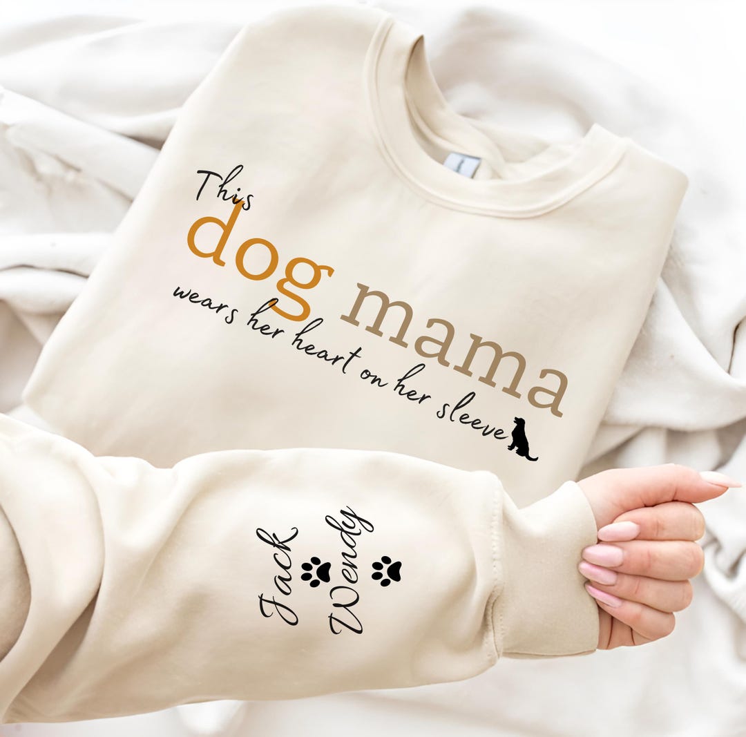Dog Mom Sweatshirts - Custom Dog Mom Shirt - Dog Mom Shirts - Womens ...