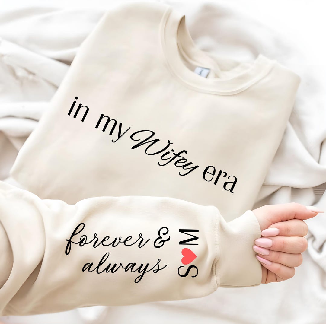 In My Wifey Era Shirt, Custom Wifey Shirt, Wedding Gifts, Bride Gifts ...