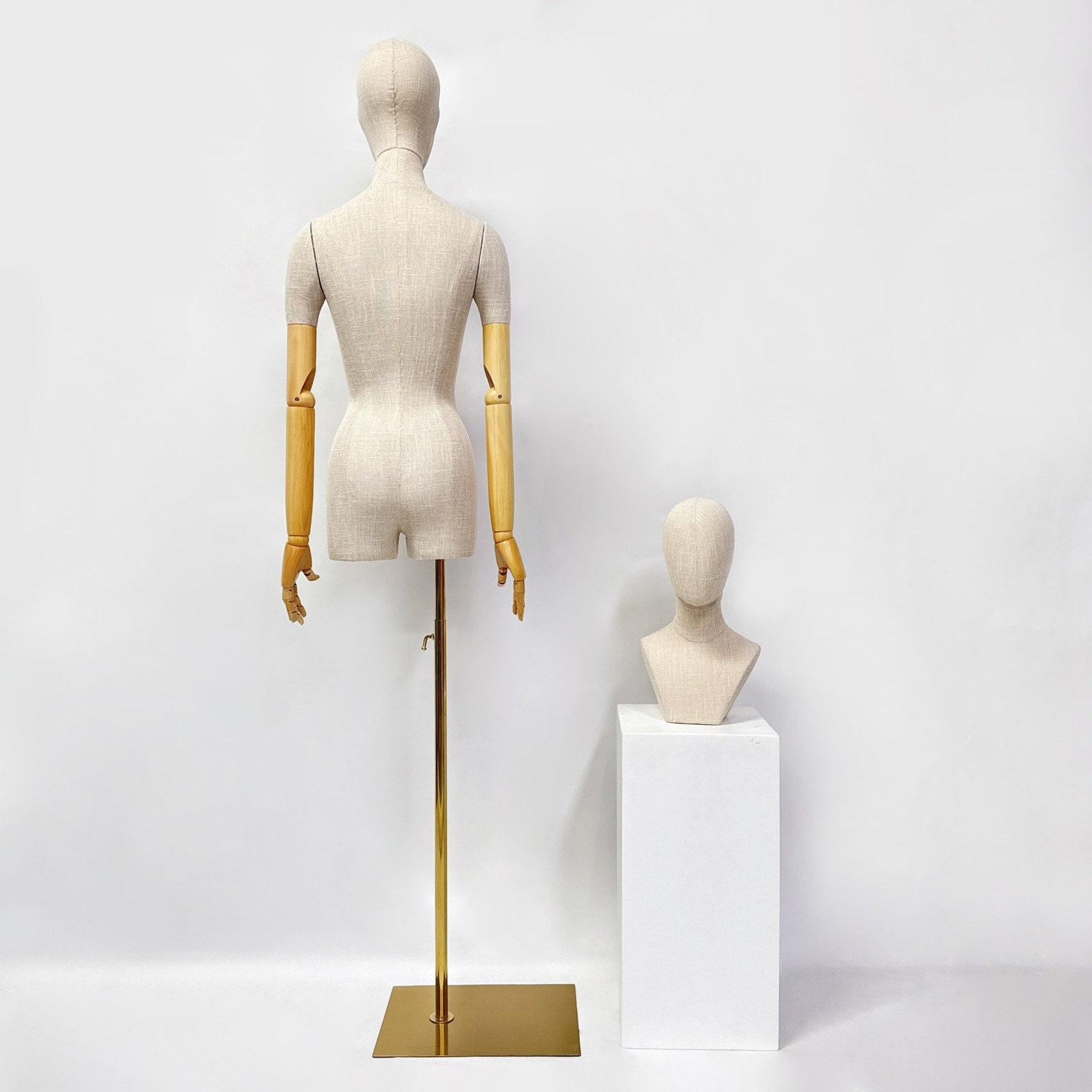 Display Mannequin Torso High Quality, Bamboo Arms, Wedding Dress ...