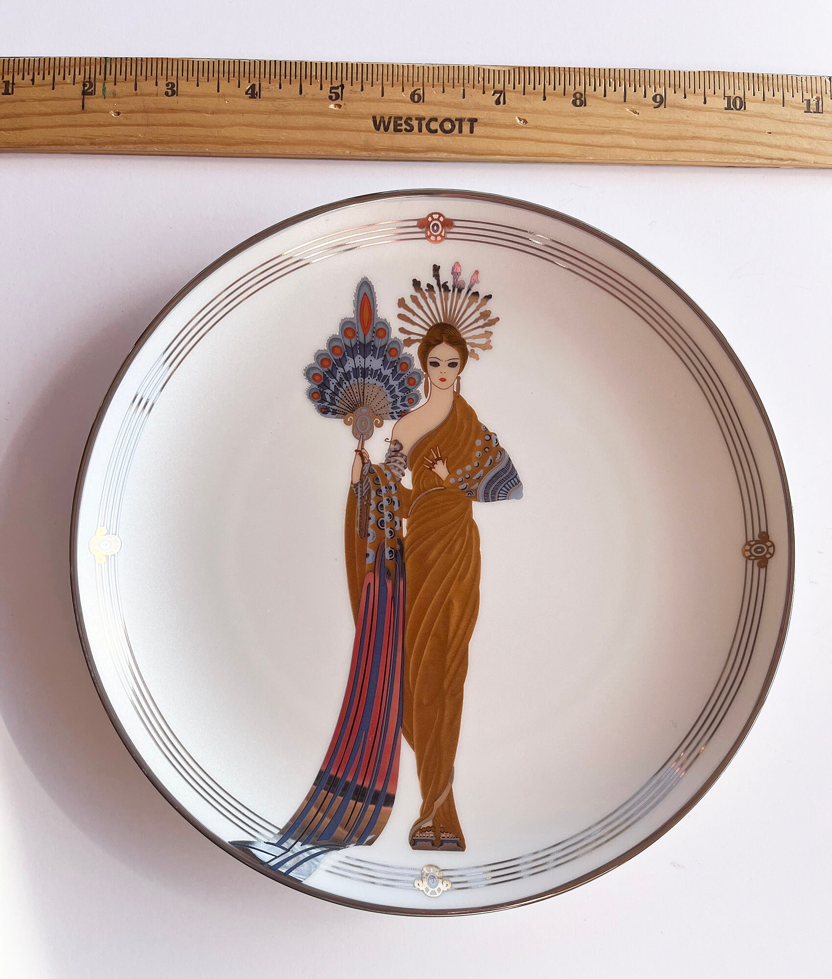 Erte' Limited Edition Collectors Plate - Athena - Etsy