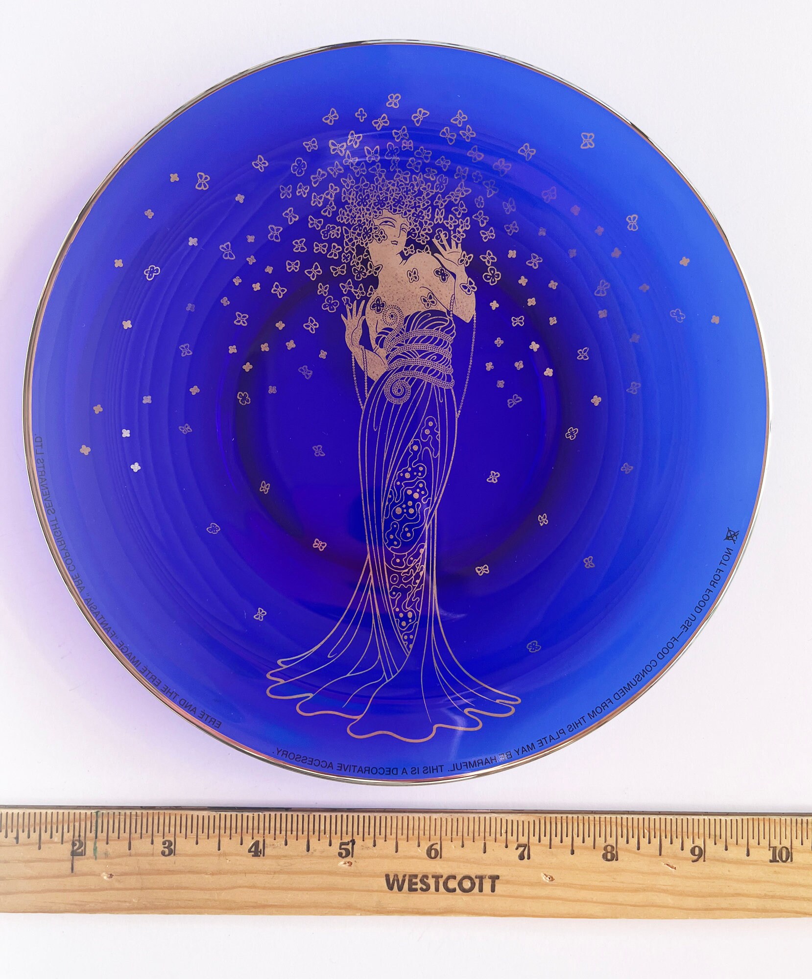 Erte' Limited Edition Collectors Plate - Fantasia - Etsy