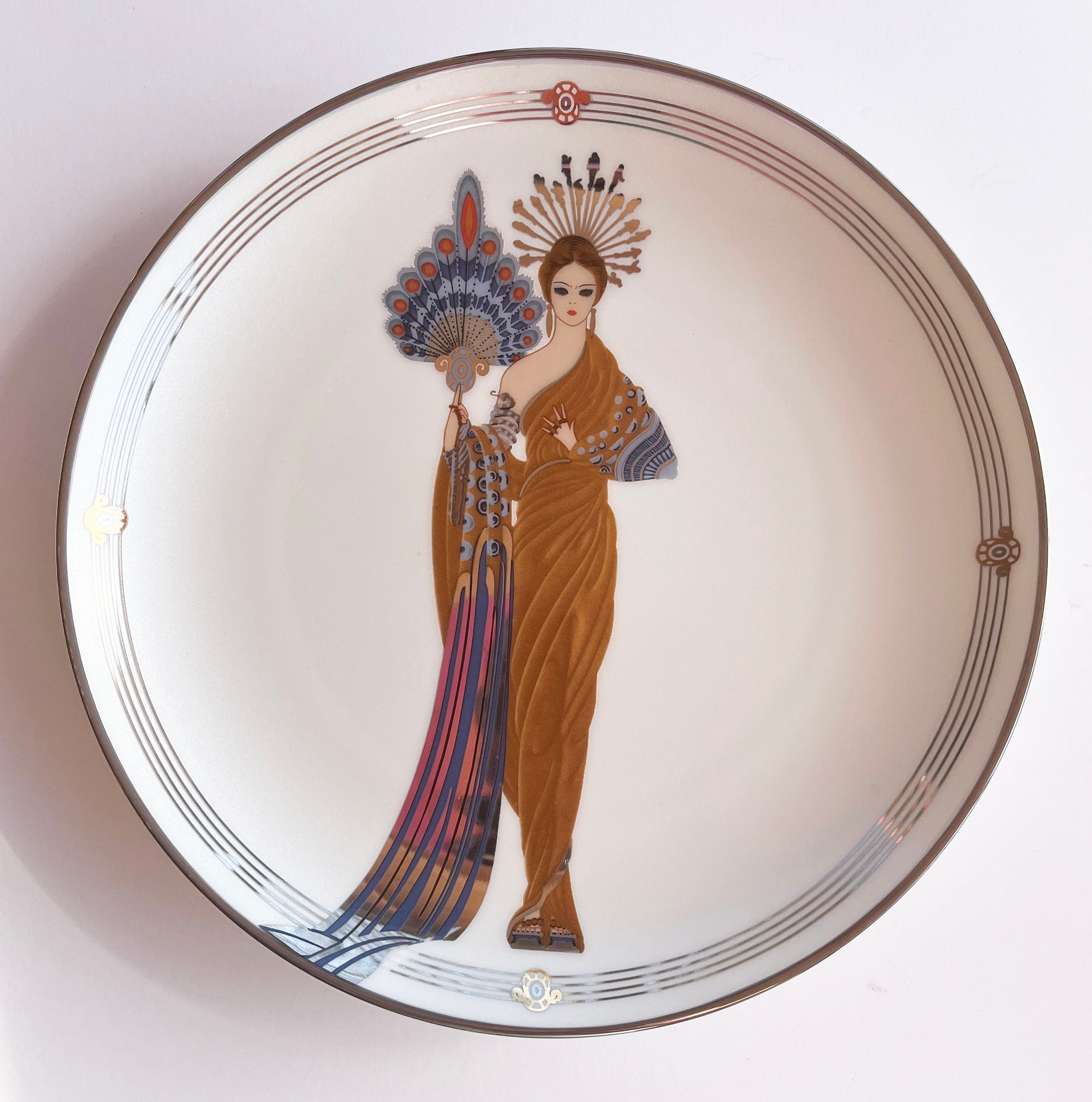 Erte' Limited Edition Collectors Plate Athena - Etsy