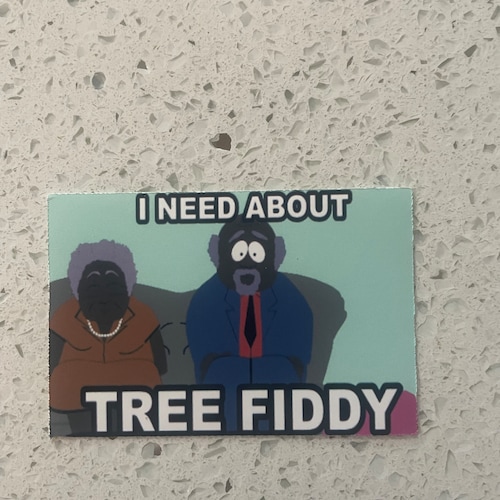 South Park Tree Fiddy Embroidered Patch - Etsy