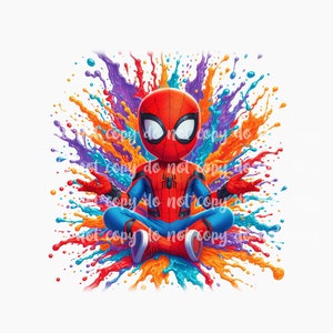 PNG Super Hero Splash Design - Etsy
