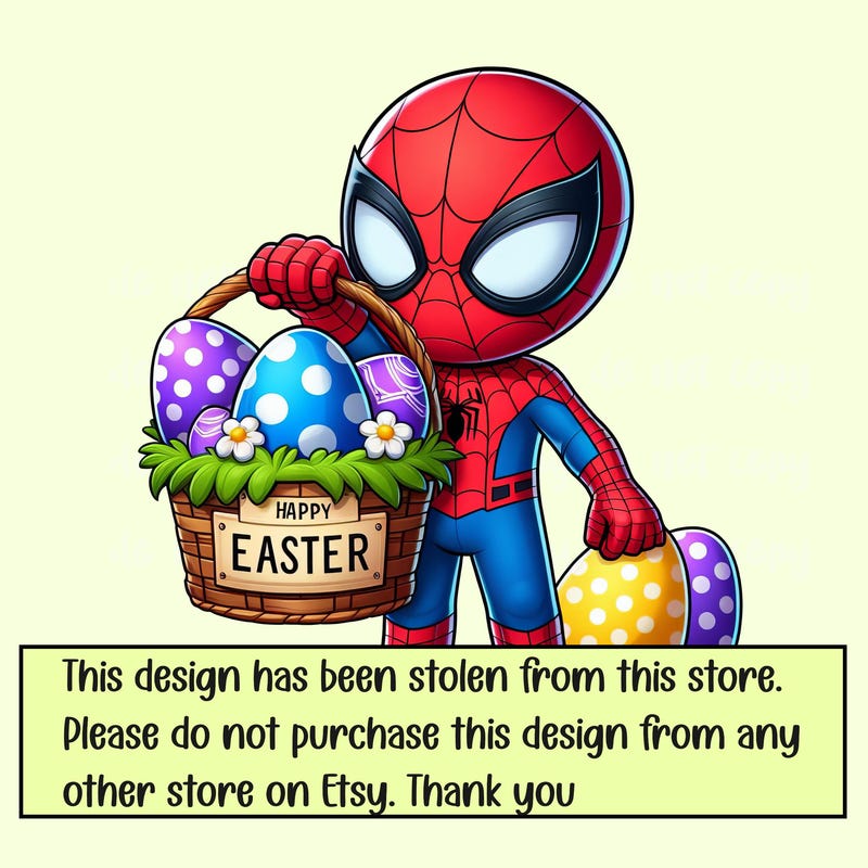 Spiderman Easter - Etsy