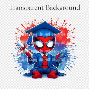 PNG Super Hero Graduation Design - Etsy