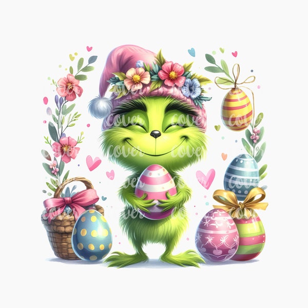 Grinch Face Svg - Etsy