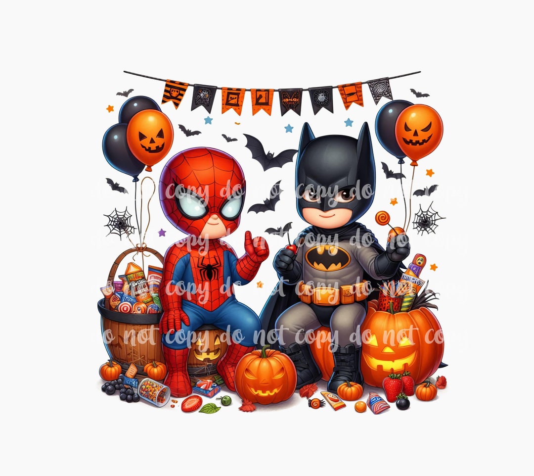 PNG Halloween Super Hero Design - Etsy