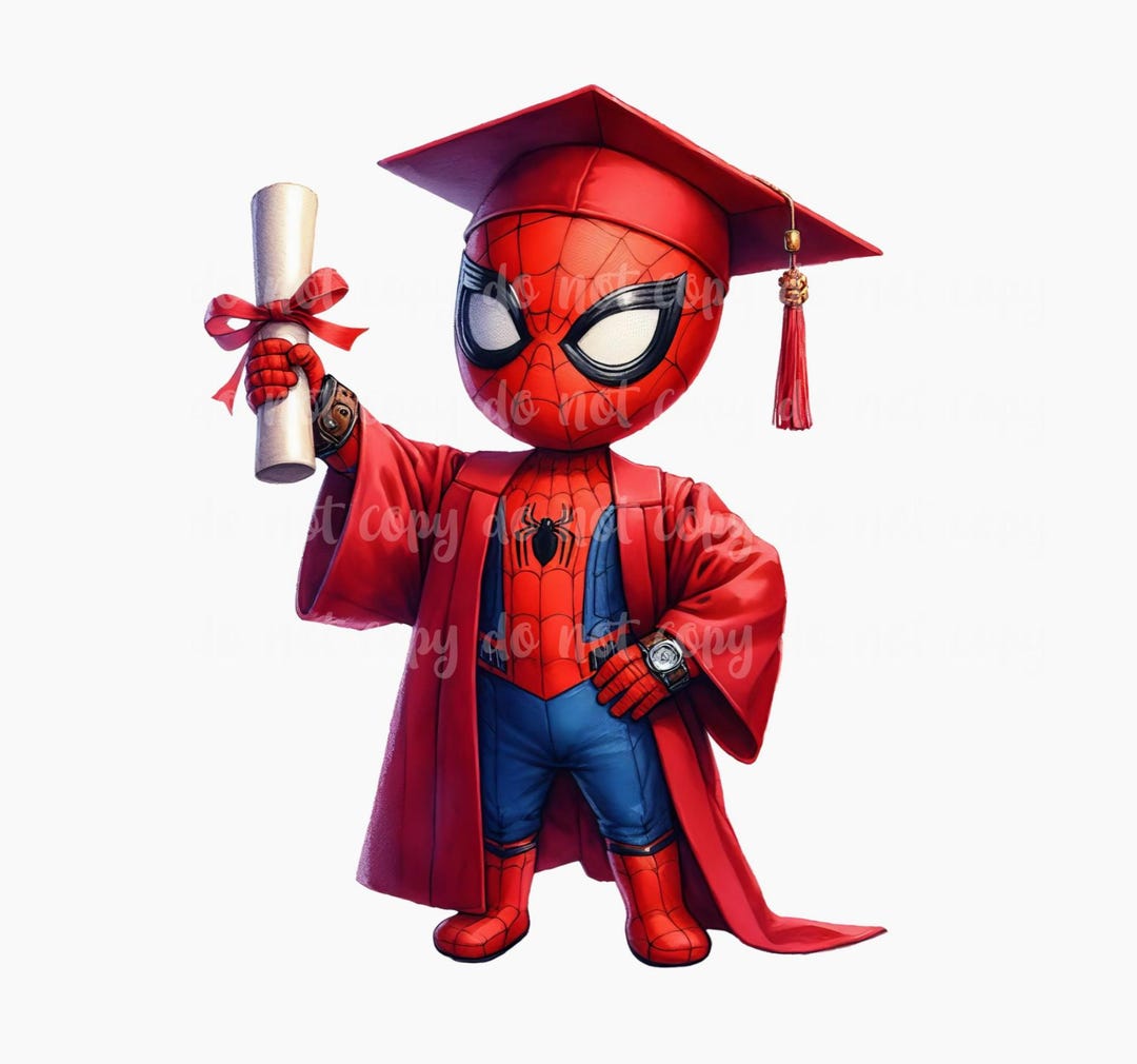 PNG Super Hero Graduation Design - Etsy