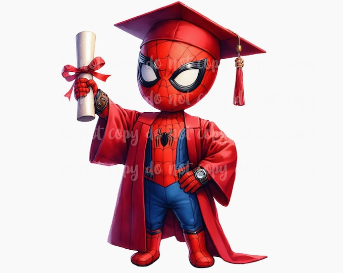 Spider Man Graduation Cap Topper, Spider Man Birrete De Graduación, 3D ...