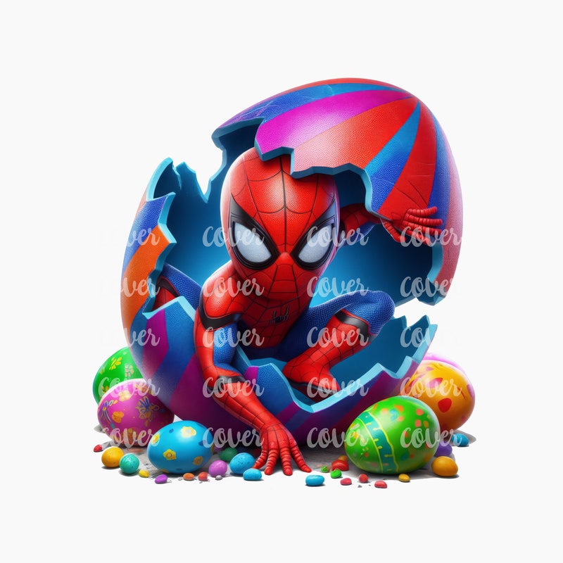 Spiderman Easter - Etsy
