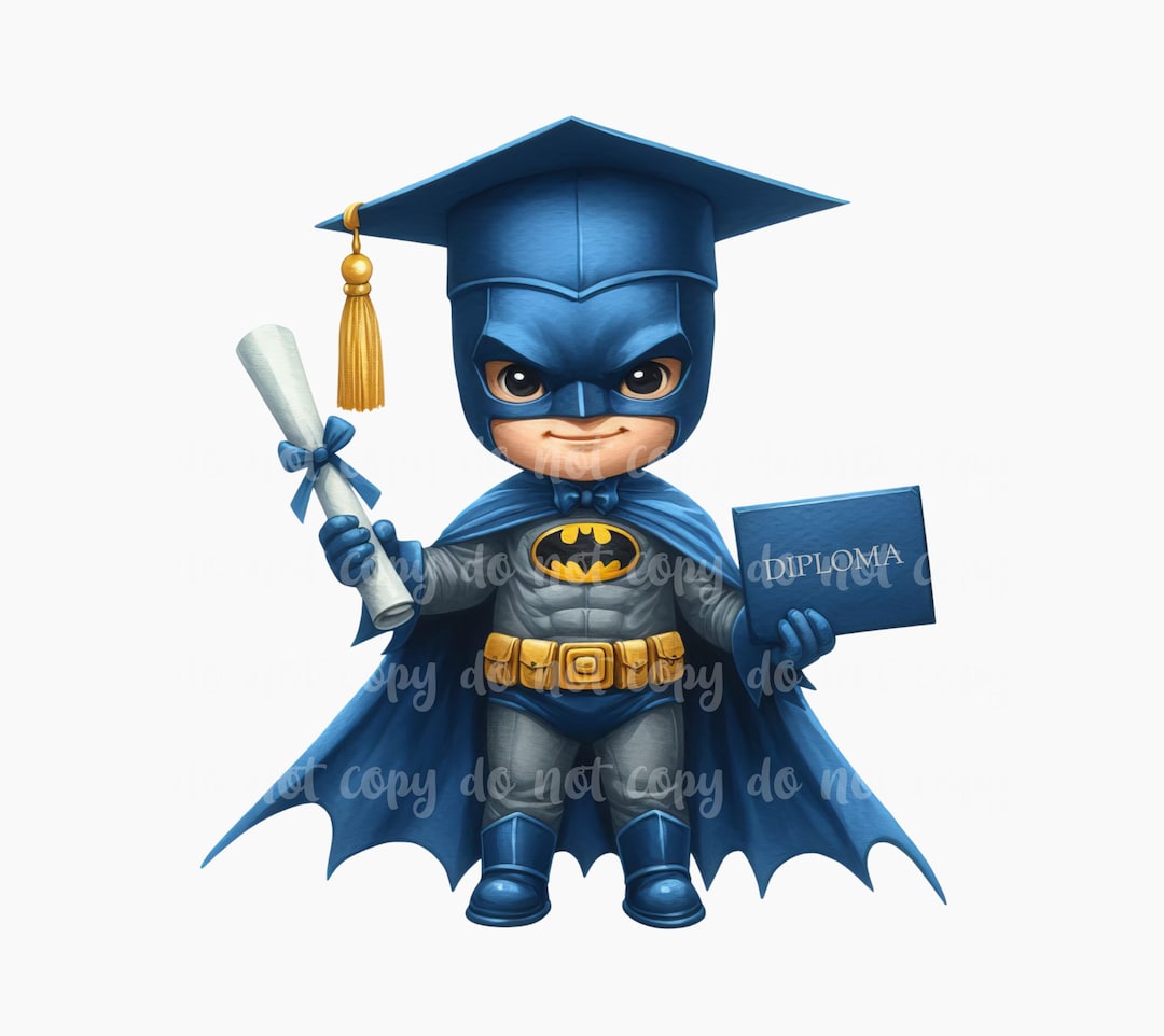 PNG Super Hero Graduation Design - Etsy