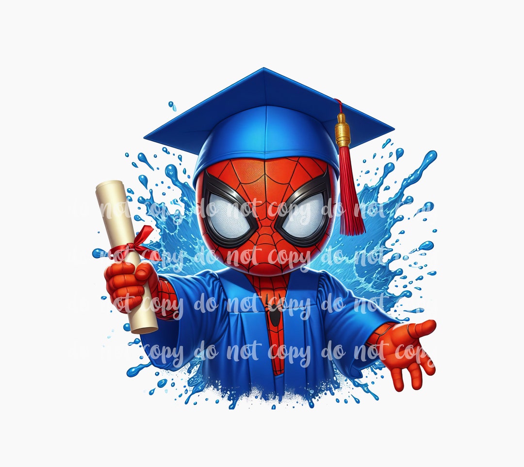 PNG Super Hero Graduation Design - Etsy