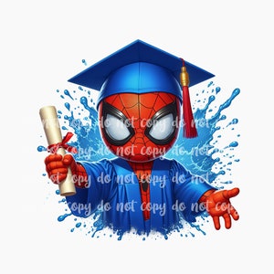 PNG Super Hero Graduation Design - Etsy