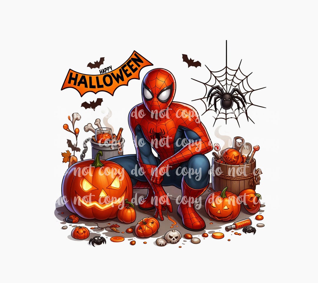 PNG Halloween Super Hero Design - Etsy