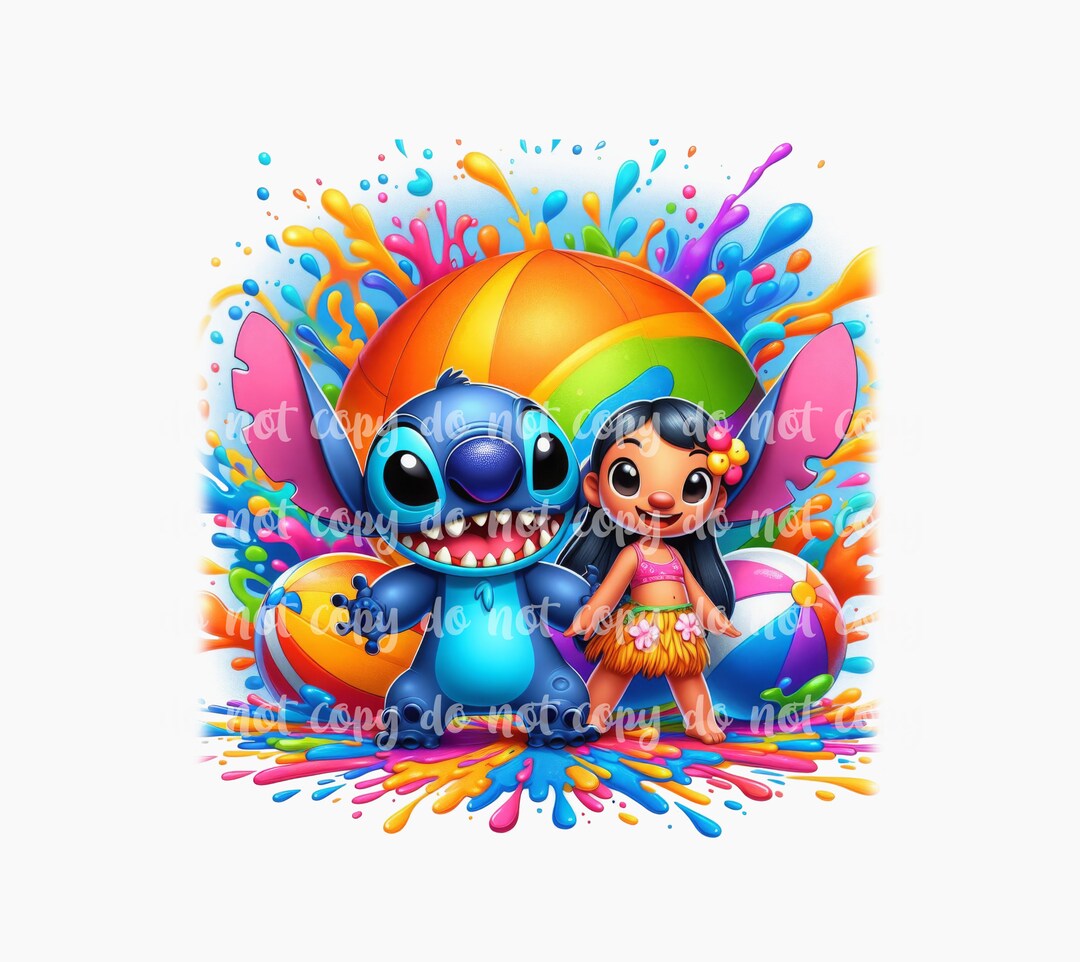 2 PNG Files - Splash Cartoon Design - Etsy