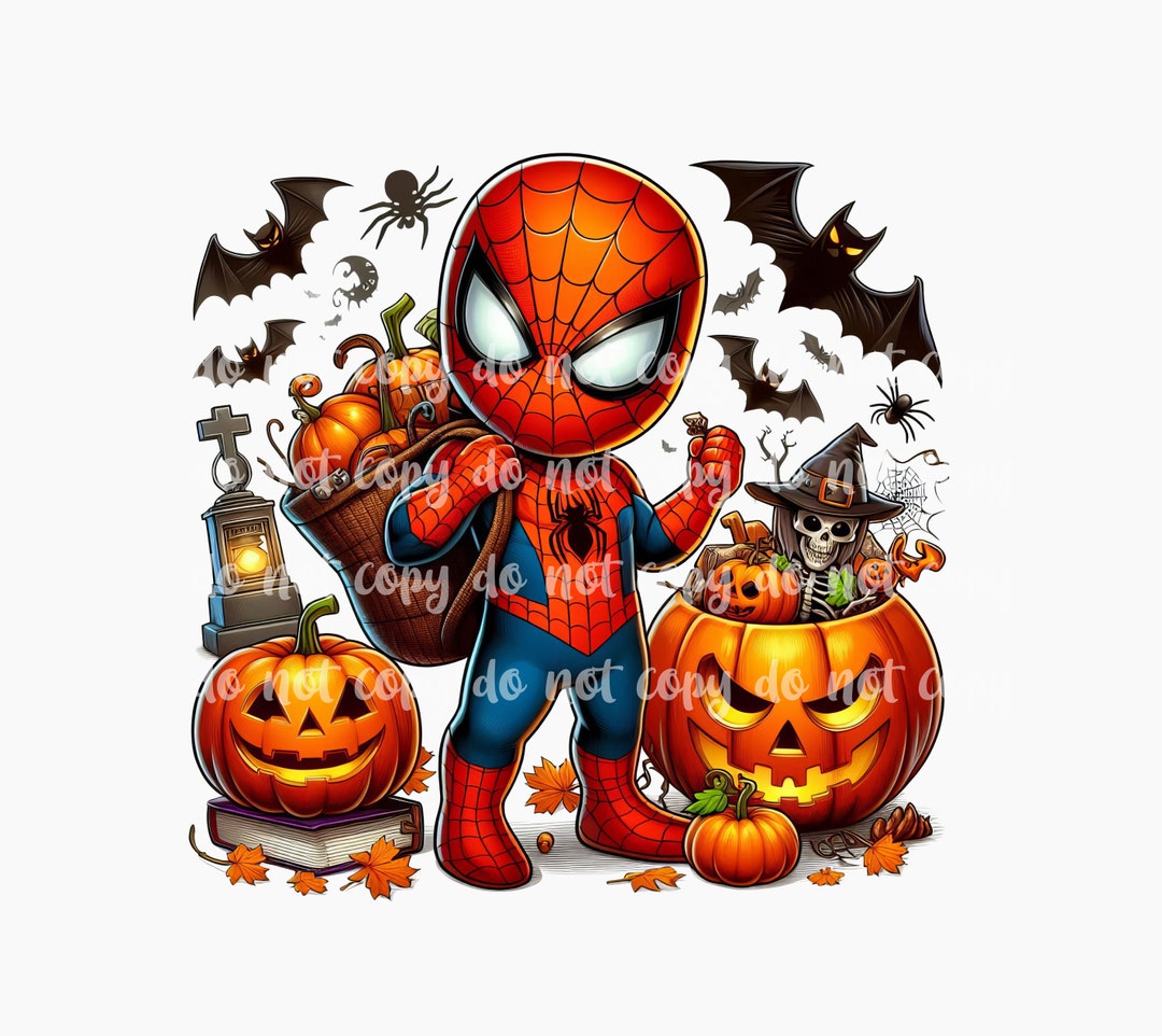 PNG Halloween Super Hero Design - Etsy