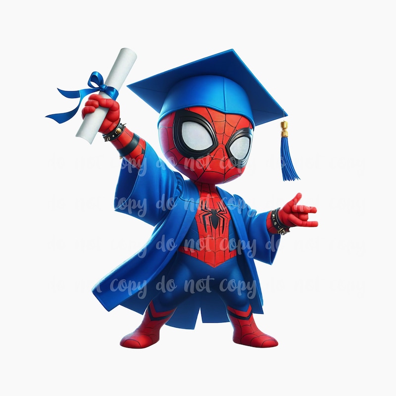Spiderman Graduation - Etsy