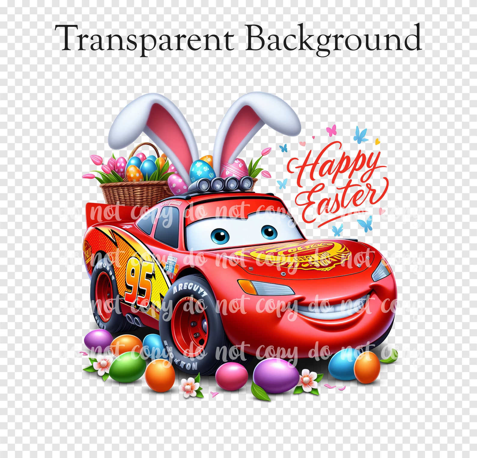 PNG Easter Car Design - Etsy