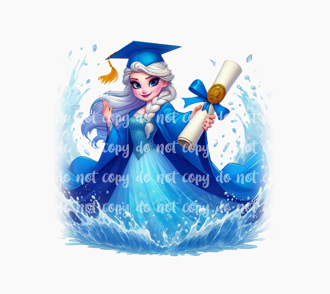 Diseño De Princesa De Graduación PNG - Etsy México