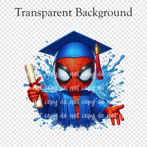 PNG Super Hero Graduation Design - Etsy