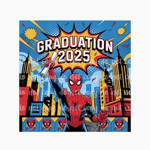 PNG Super Hero Graduation Design - Etsy