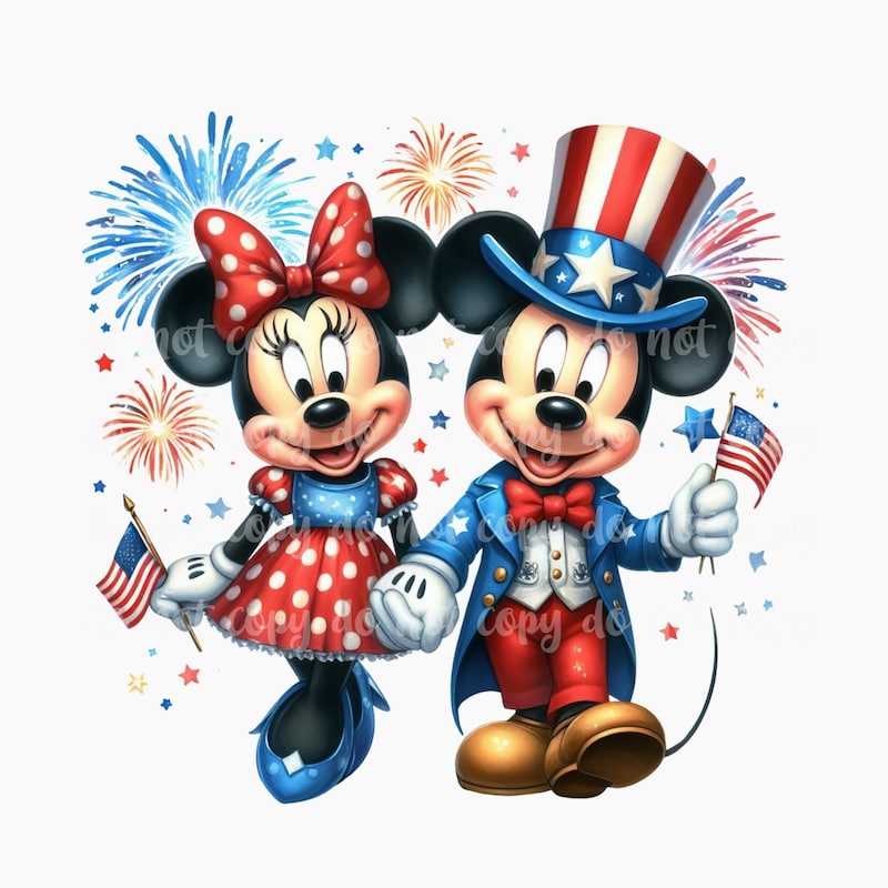 Mickey Mouse Fourth of July - Etsy