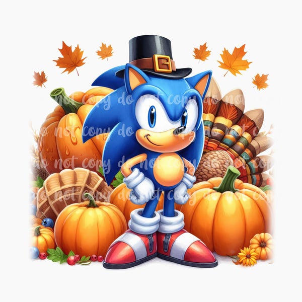 Sonic Hedgehog Turkey Disguise - Etsy