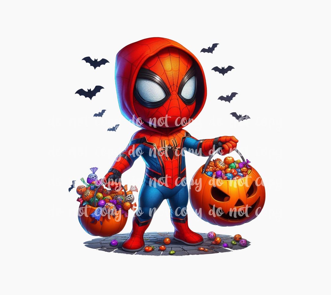PNG Halloween Super Hero Design - Etsy