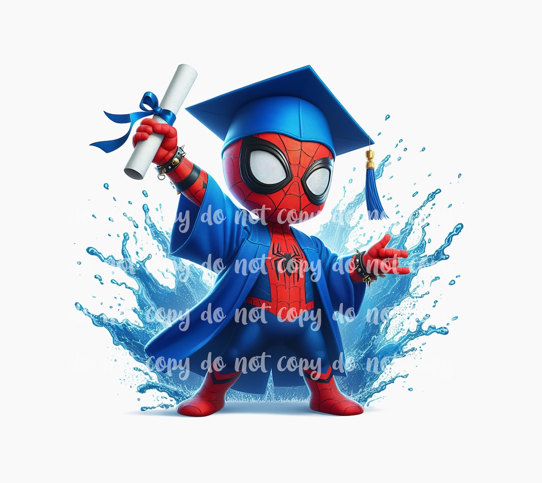 PNG Super Hero Graduation Design - Etsy