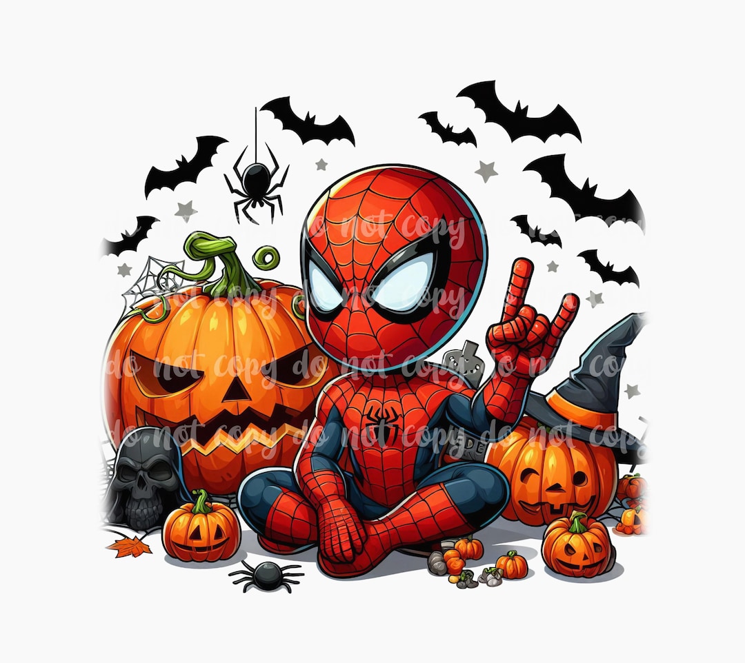 PNG Halloween Super Hero Design - Etsy