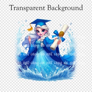 PNG Graduation Princess Design - Etsy