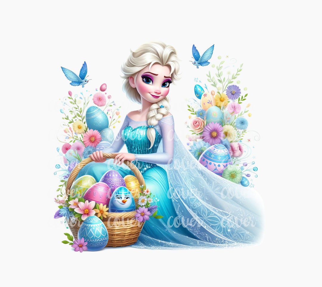 PNG Princess Easter Design - Etsy