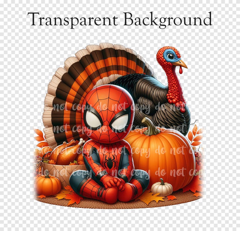 PNG Thanksgiving Super Hero Design - Etsy