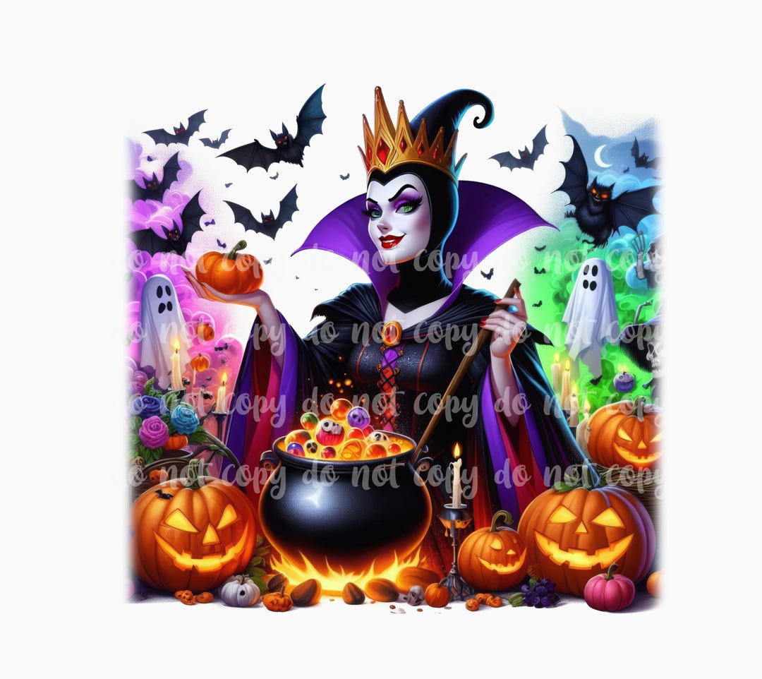 PNG Halloween Evil Villan Design - Etsy